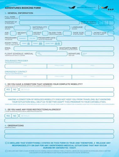 Antarctic Adventure - DAP Airlines